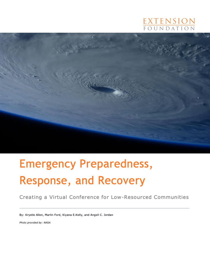Emergency Preparedness, Response, and Recovery: Creating a Virtual ...