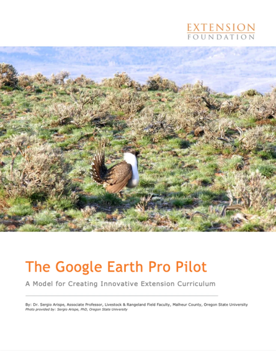 The Google Earth Pro Pilot A Model for Creating Innovative Extension ...
