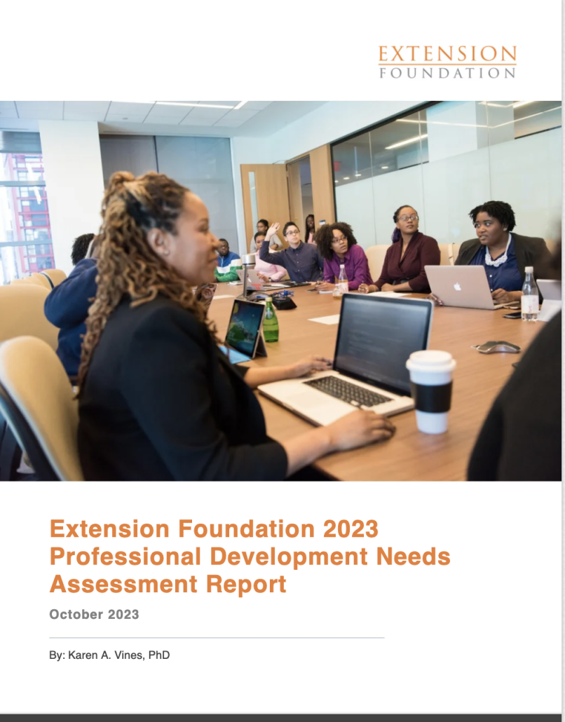 Extension Foundation 2023 Professional Development Needs Assessment ...